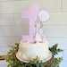 Peter Rabbit Cake Topper/pink Peter Rabbit Topper/cake Centerpiece/pink ...