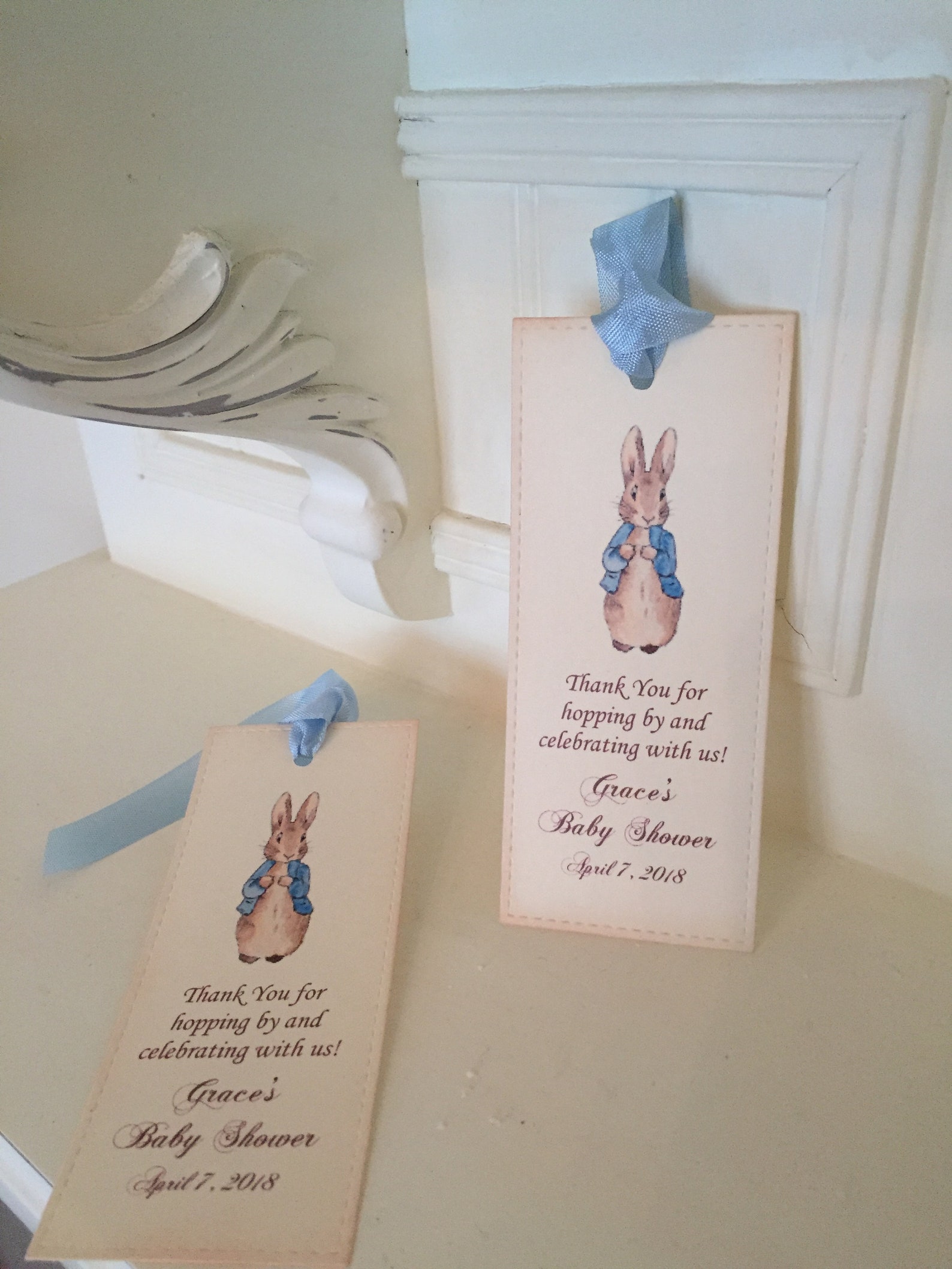 Blue Peter Rabbit Bookmark set of 12 Beatrix Potter Baby - Etsy