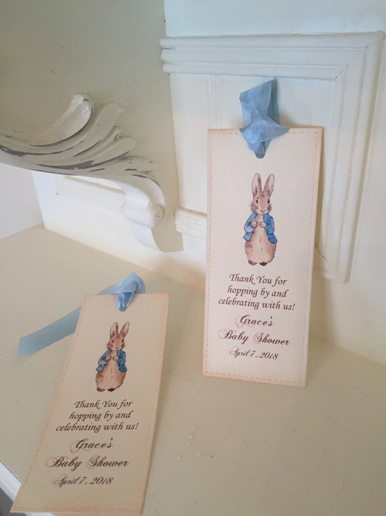 Blue Peter Rabbit Bookmark set of 12 Beatrix Potter Baby - Etsy