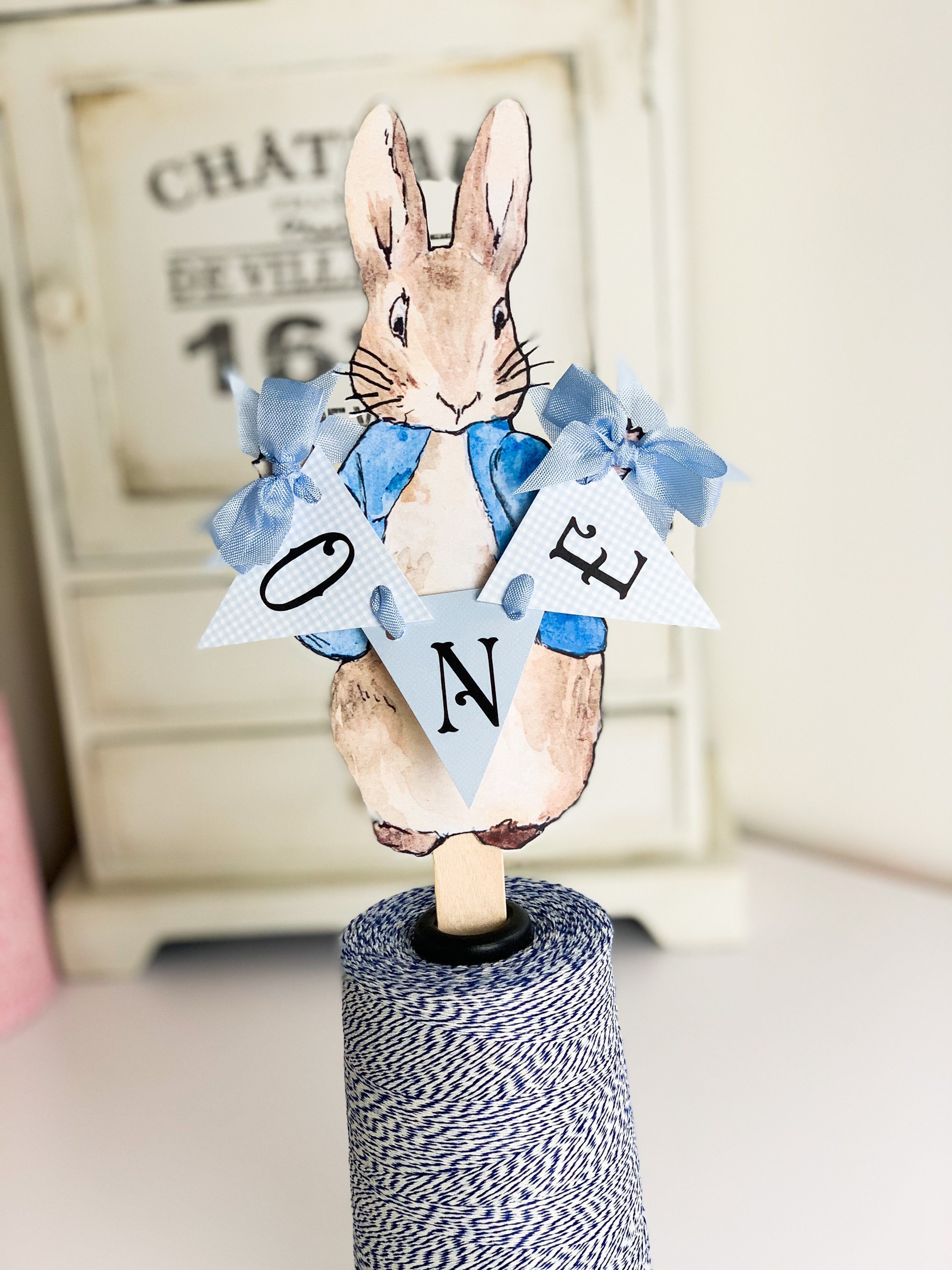 Beatrix Potter Peter Rabbit Cake Topper..first Birthday Cake Topper ...