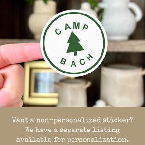 Personalized Camp Bachelorette Sticker Sheet (12/sheet) | Girls Weekend ...