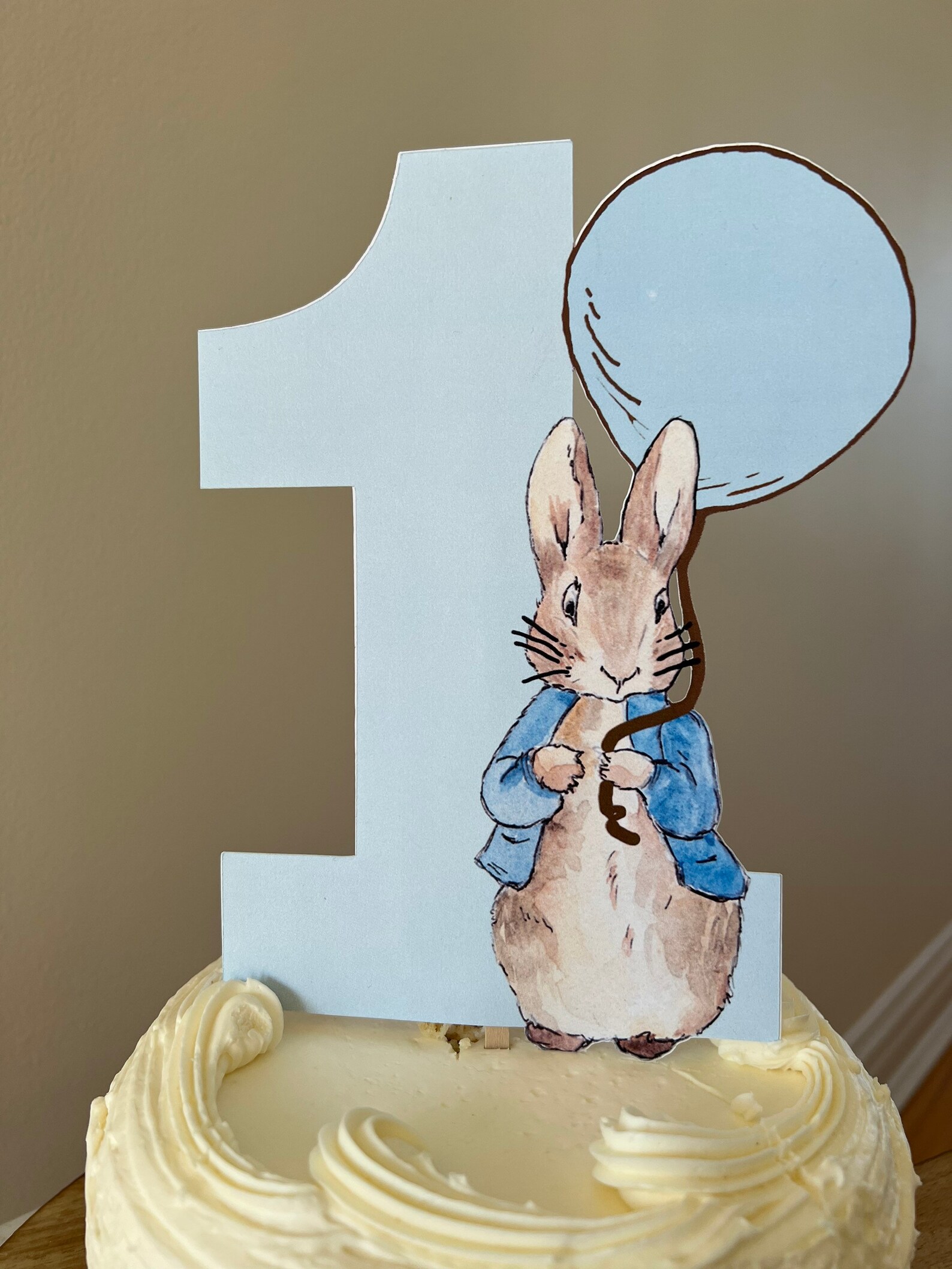 Peter Rabbit Cake Topper/peter Rabbit Topper/cake - Etsy