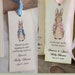 Cream Peter Rabbit Bookmark set of 12 Gender Neutral - Etsy