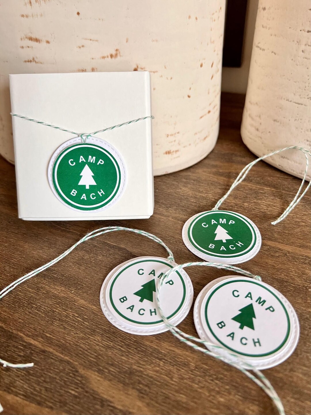 Personalized Camp Bachelorette Tags (12/set) | Girls Weekend Glamping ...