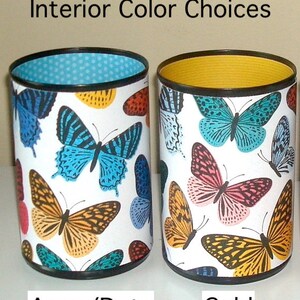 Butterfly Pencil Holder: Recycled Tin Can Desk Organizer - Item 1679 - Etsy