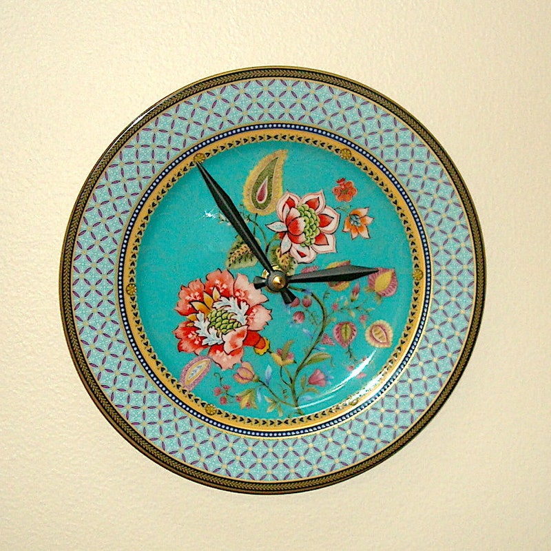 Plate Wall Clock - Etsy