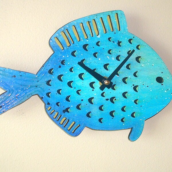Painted Wooden Fish - Etsy