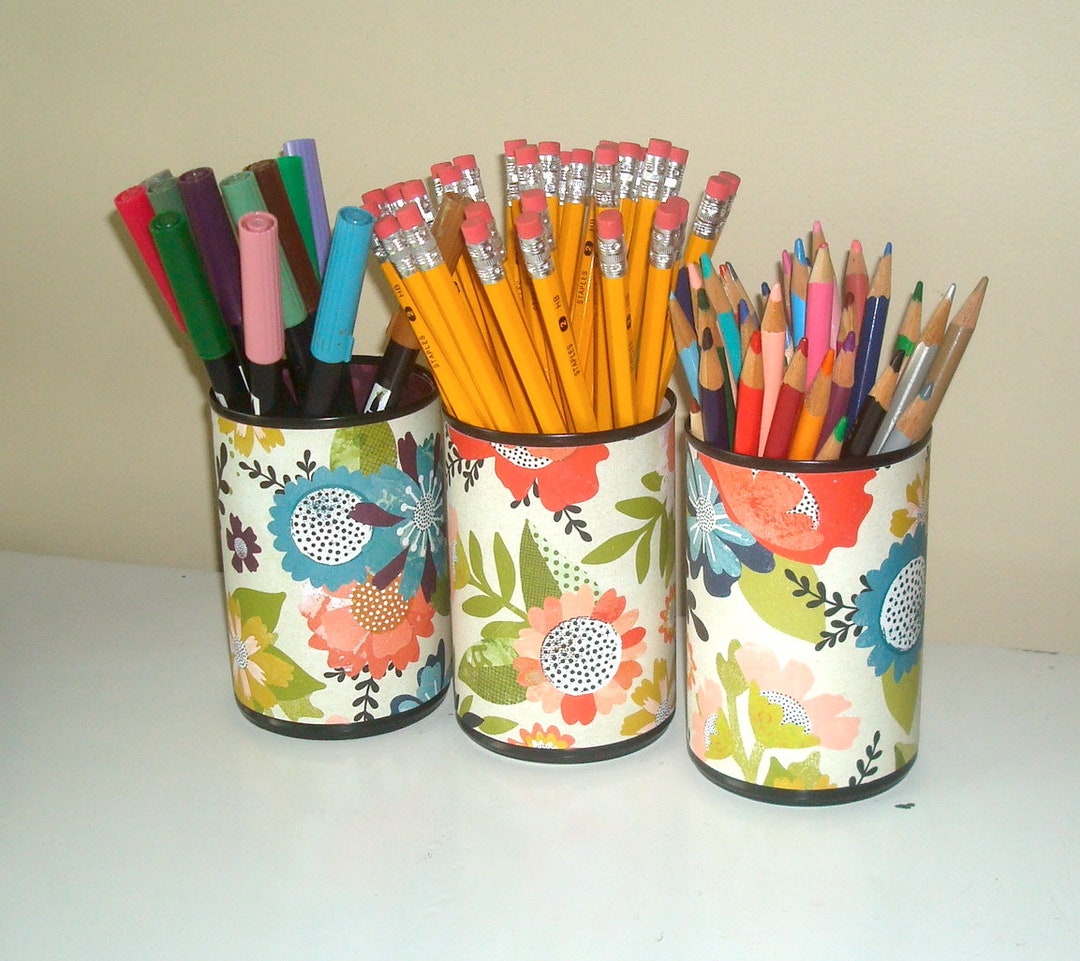 Desk Organizer Fun Floral Desk Accessories for Women - Etsy