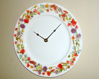 Plate Wall Clock | Etsy