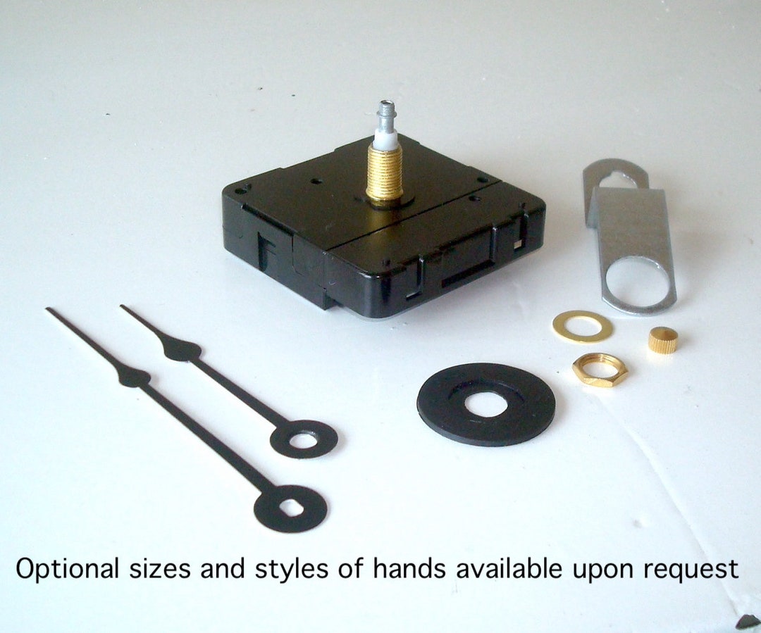 Silent High Torque Clock Movement - Non-ticking Quartex - "i" Shaft - Etsy