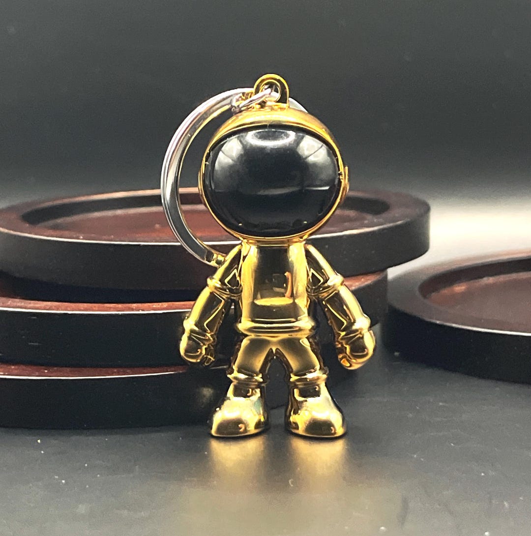 3D Astronaut Space Robot Spaceman Keychain Keyring Gift for Man Friend ...