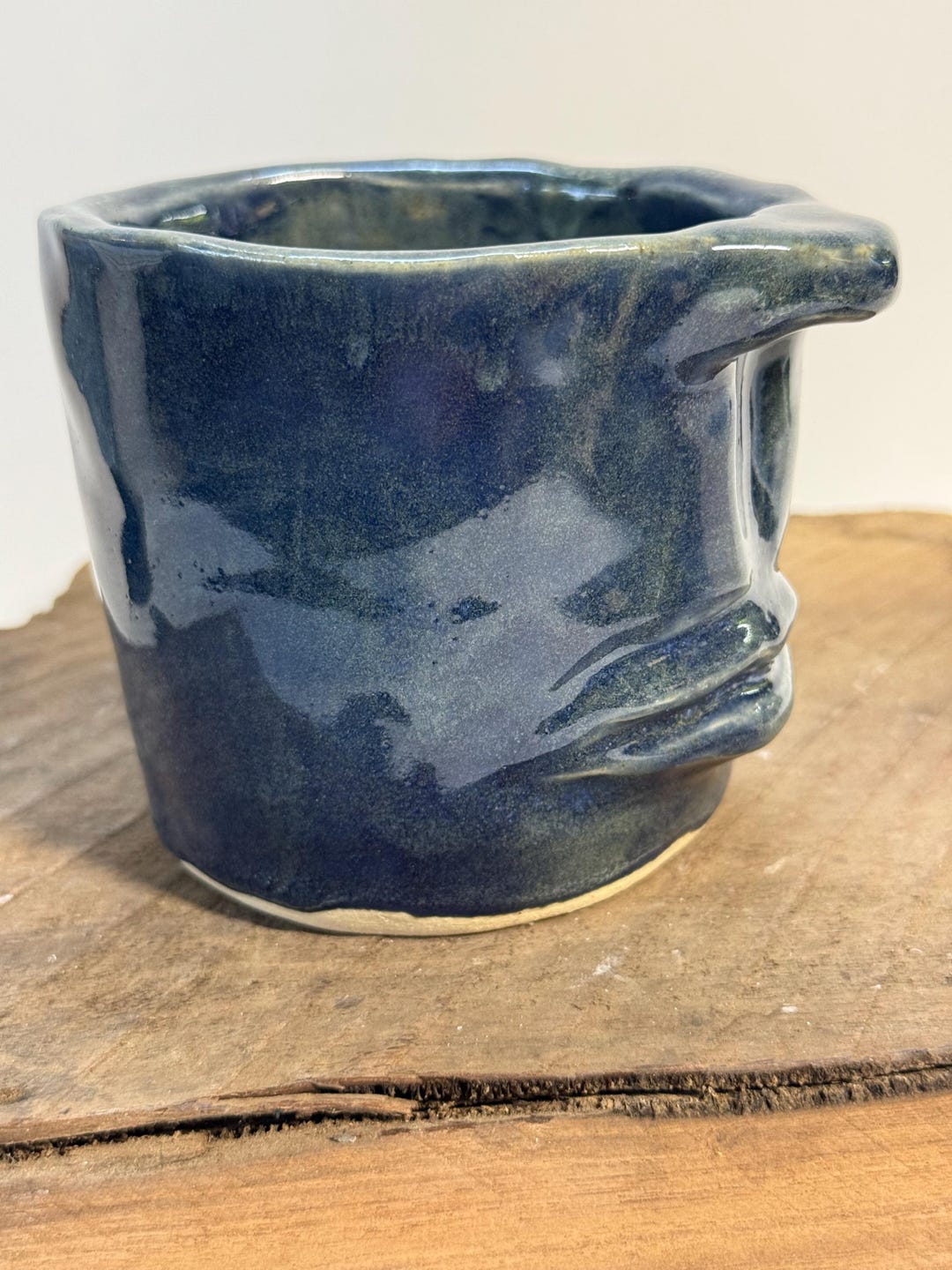 FACES07 – Faces Series Plant Pot 07 – Chillin' Lower Face Indigo Float ...