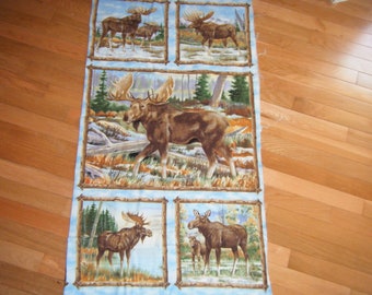 Fabric Panel Moose - Etsy
