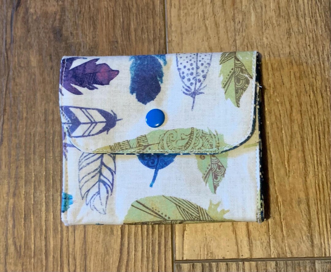 Homemade Feather Wallet, Coin Purse, Pouch. - Etsy