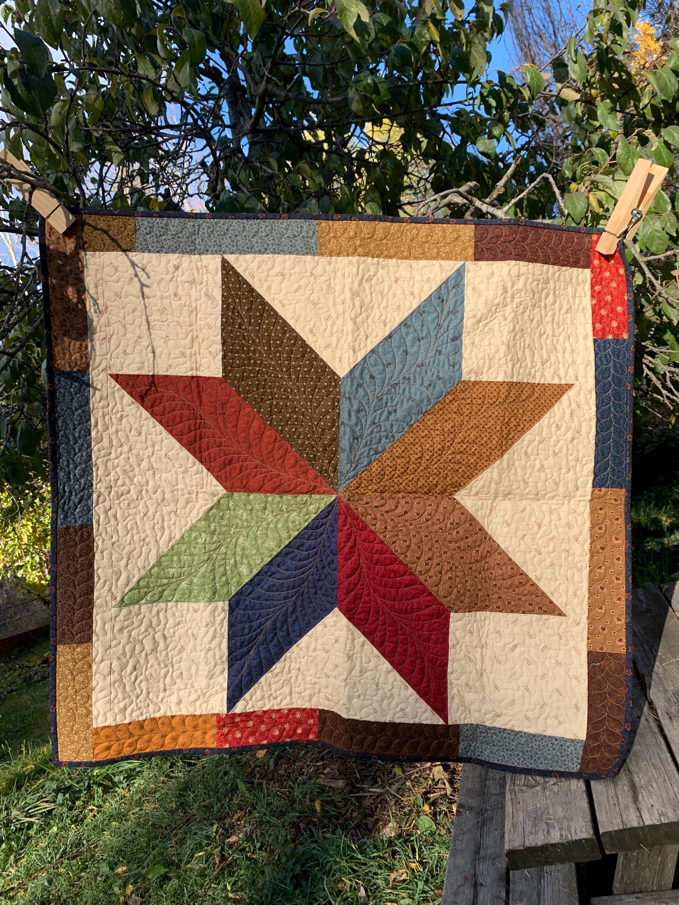 Handmade Star Quilt, Baby Quilt, Couch Throw-36x39” - Etsy