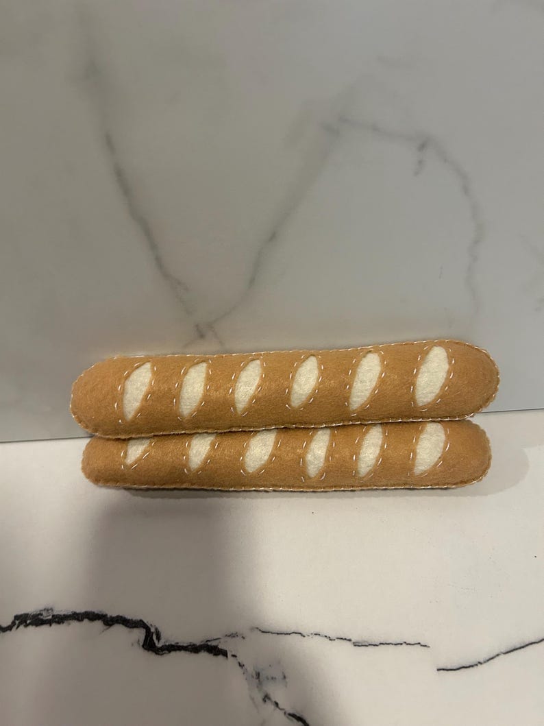 PDF Pattern for Felt Bread Play Food | Handmade | Pretend Play Food ...