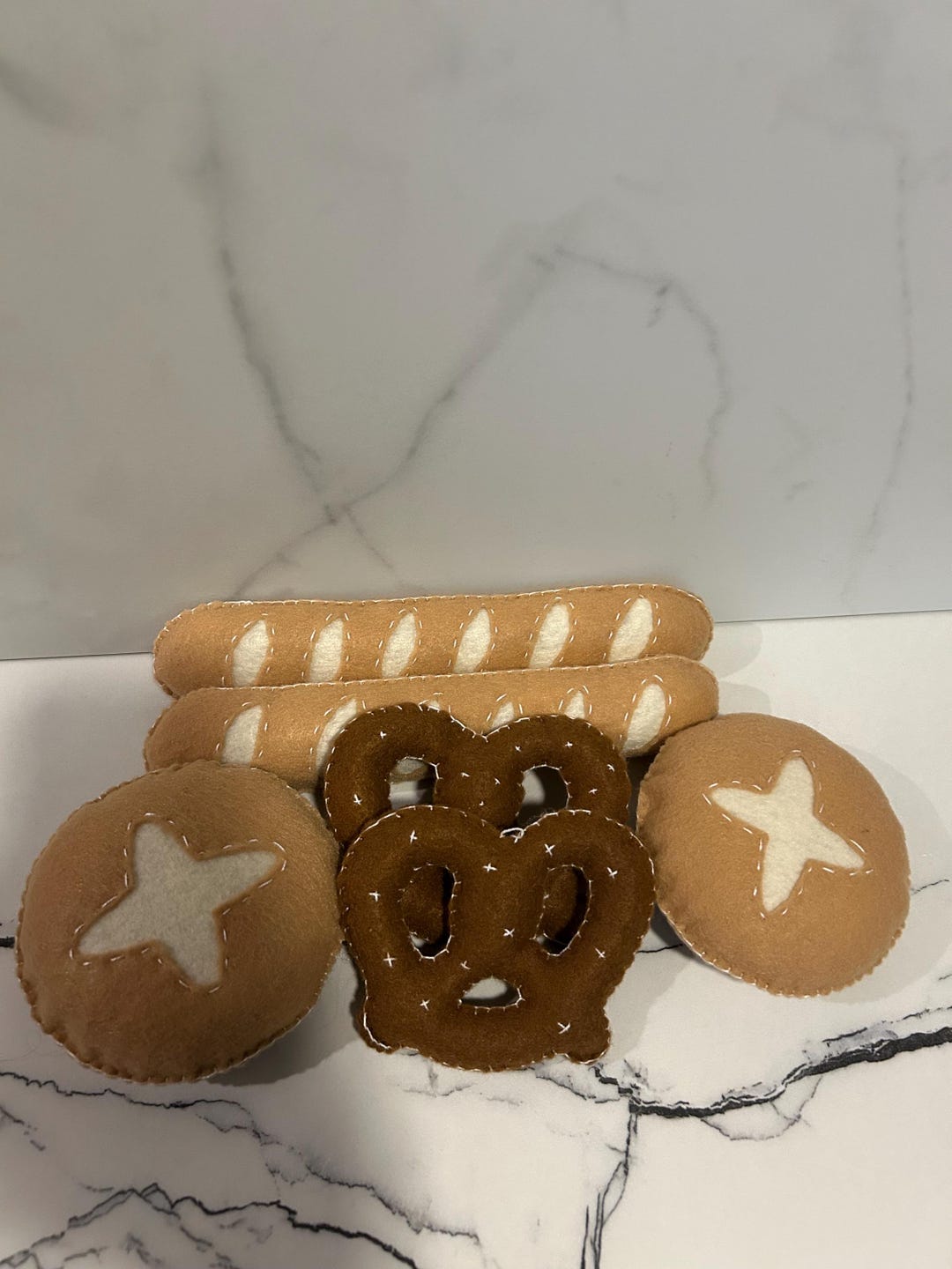 PDF Pattern for Felt Bread Play Food | Handmade | Pretend Play Food ...