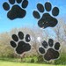 Large Dog Prints 8 Stained Glass Window CLINGS - Etsy