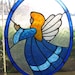 Angel Stained Glass Window Cling - Etsy