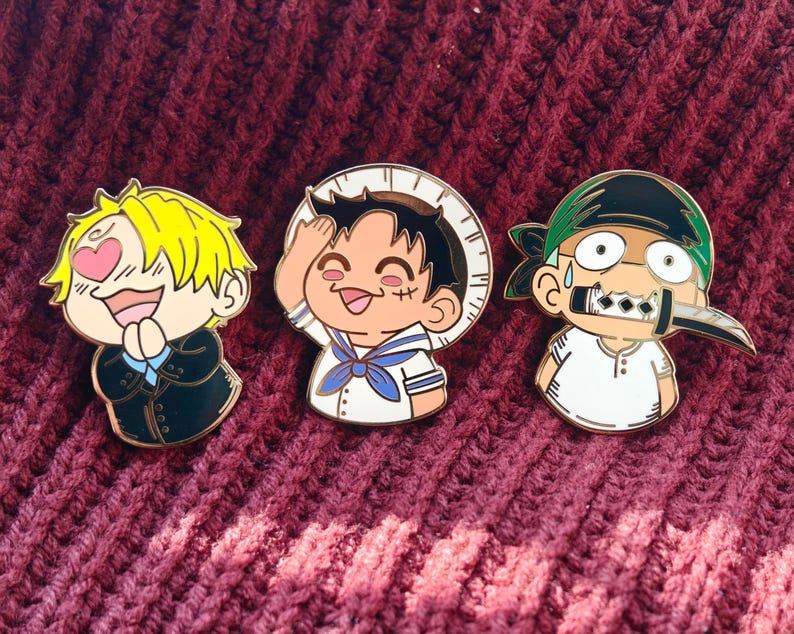 Chibi OP Pins| Anime Pin| Enamel Pin - Etsy