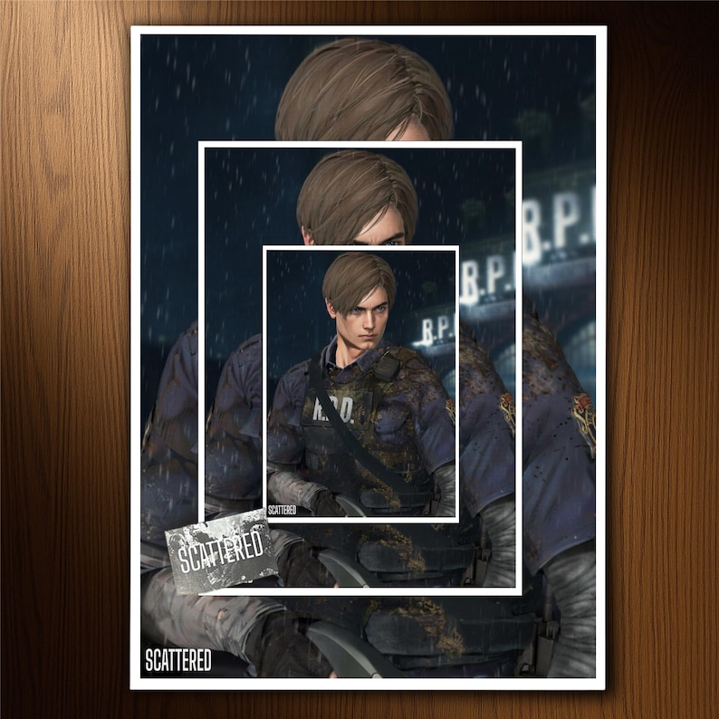 Rookie - Leon Kennedy Art Print - Etsy