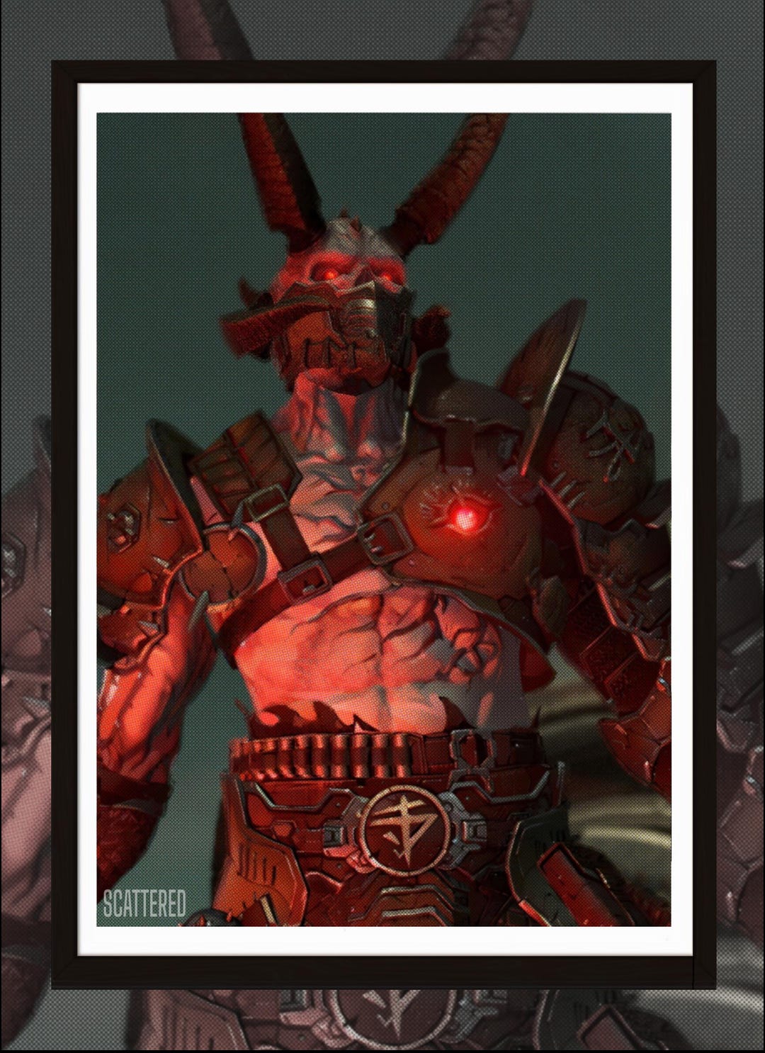 Doom Eternal Marauder Poster | Doom Eternal Poster | Doom Eternal Wall ...