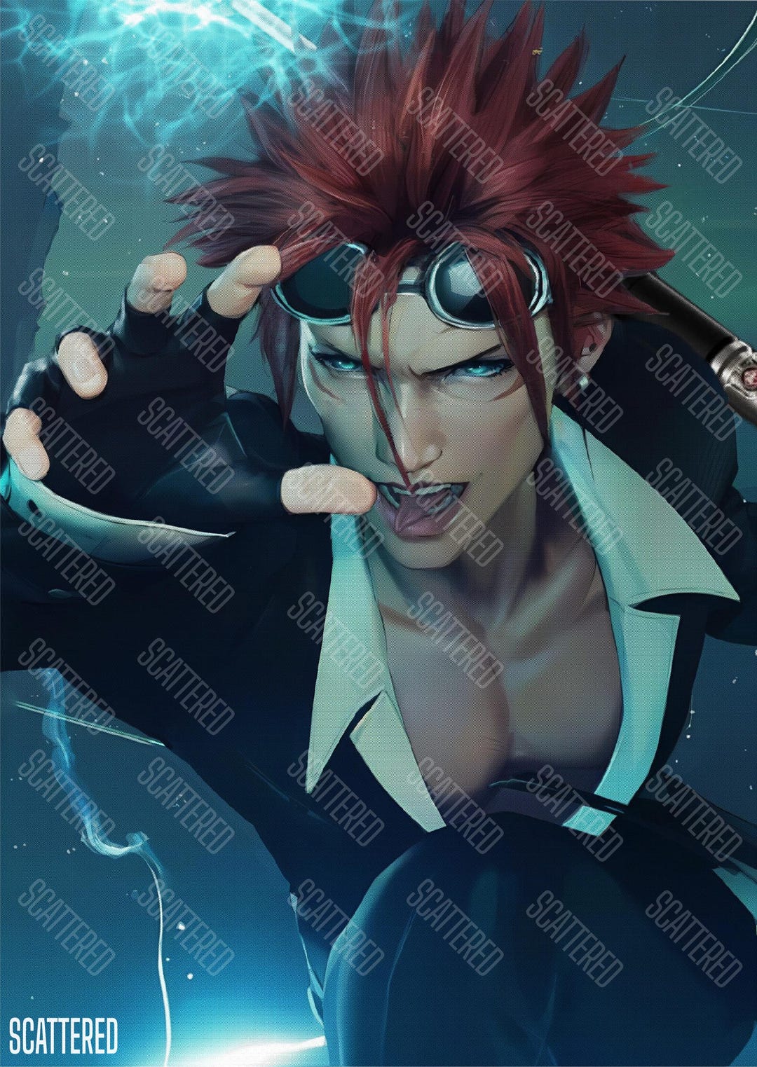 Reno Sinclair Final Fantasy 7 Poster | Reno Print | Final Fantasy VII ...