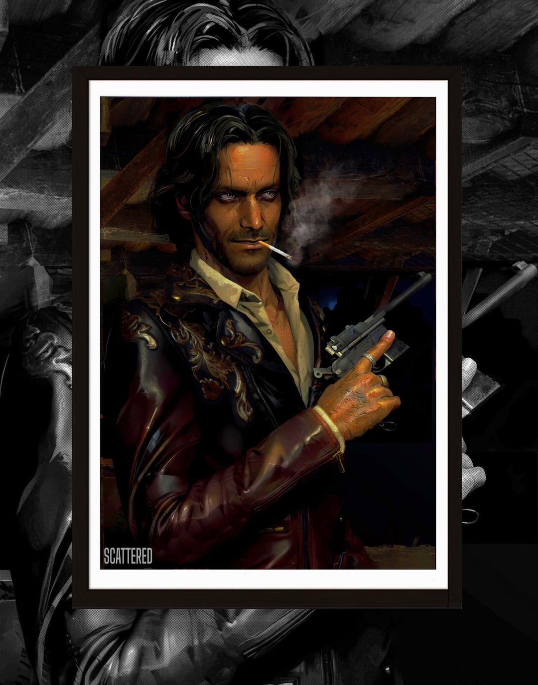 Luis Serra Poster | Resident Evil 4 Poster | Resident Evil Poster ...