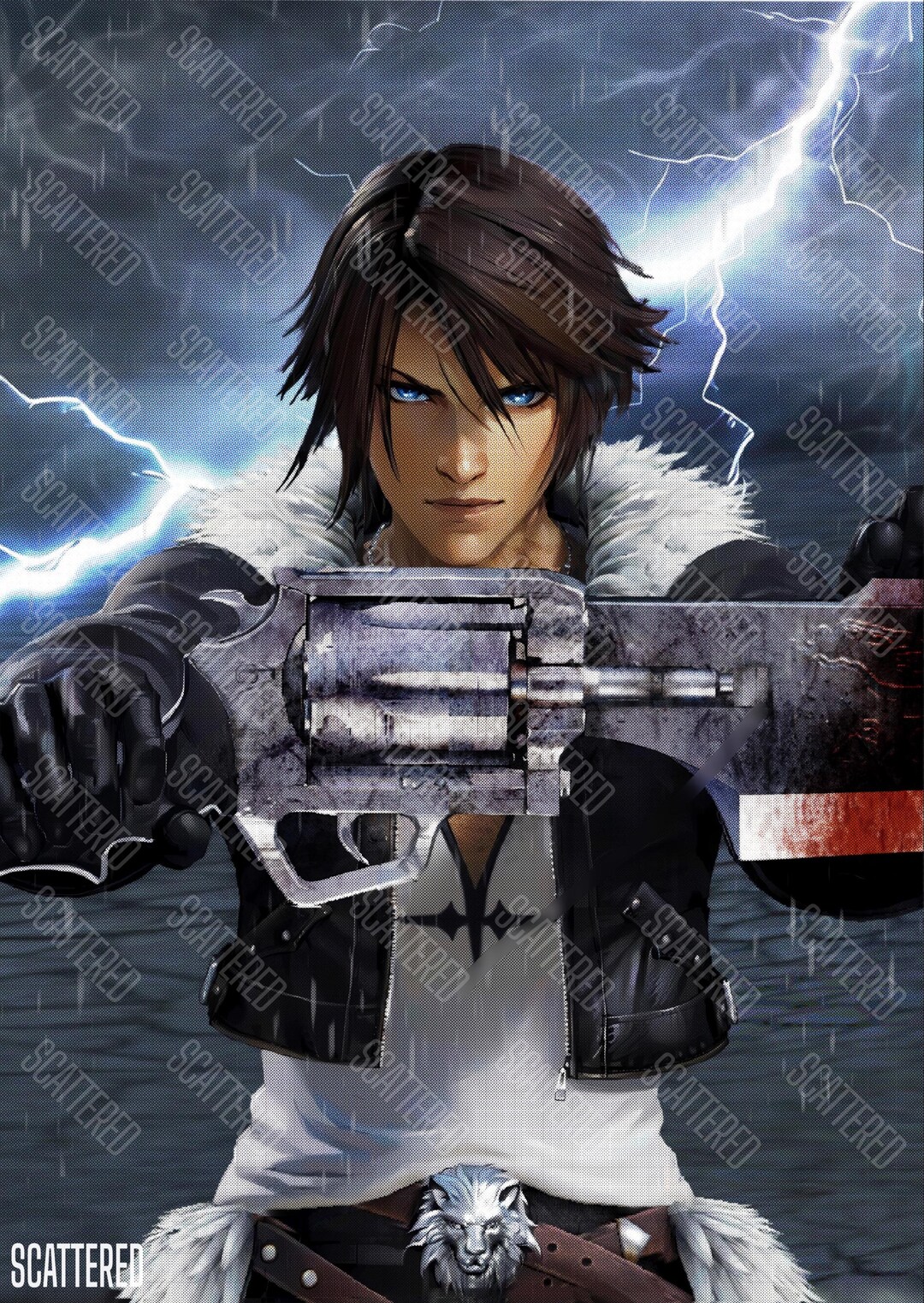 Squall Leonheart Final Fantasy 8 Poster | Squall Print | Final Fantasy ...