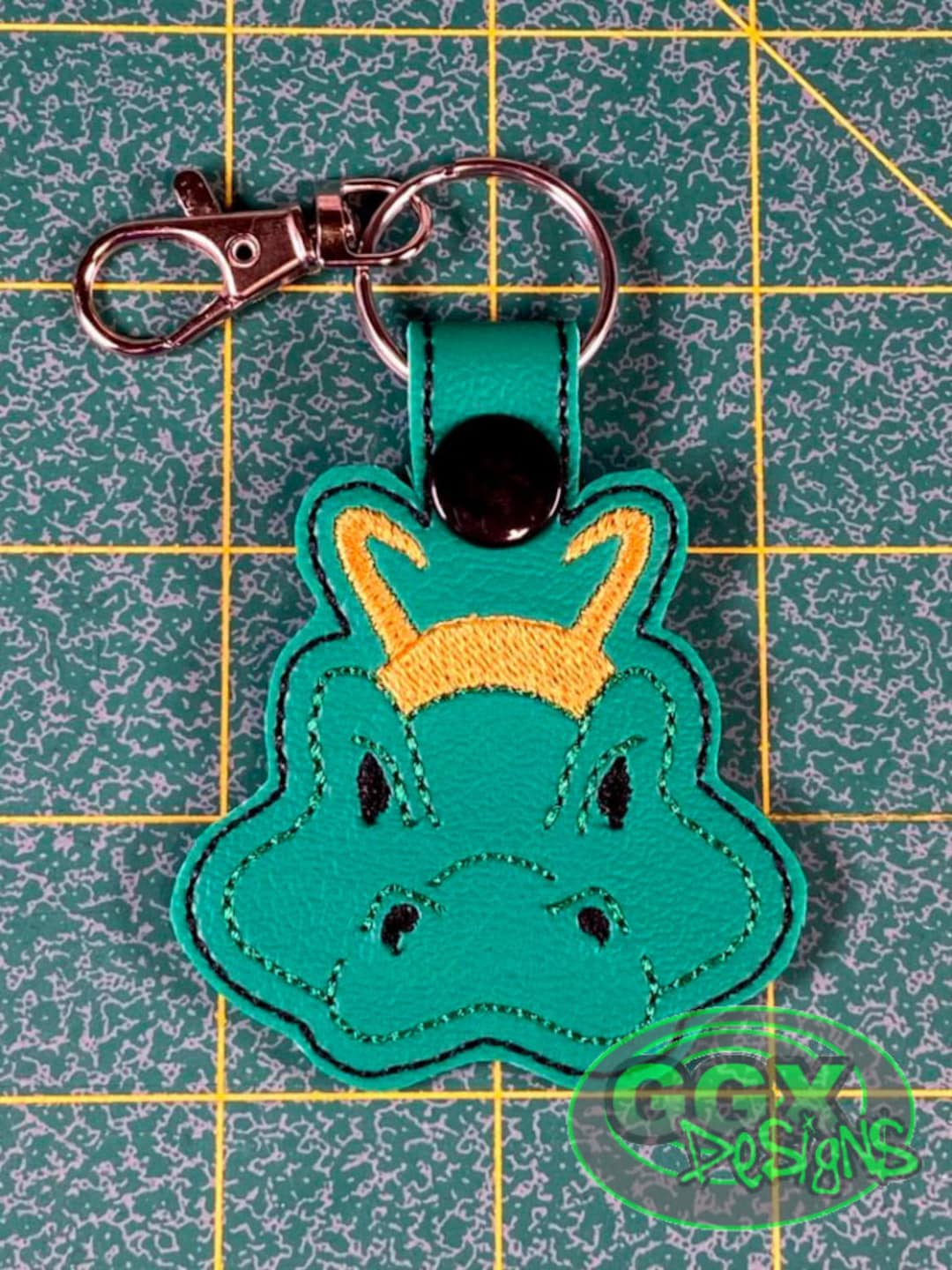 Gator of Mischief Key Fob - Etsy