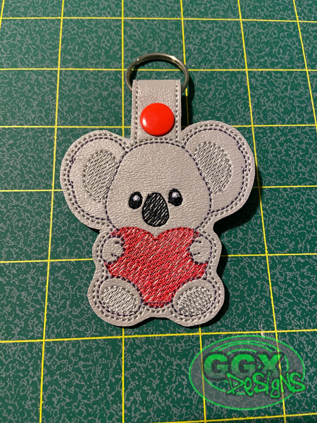 Koala Love Key Fob/bag Tag - Etsy