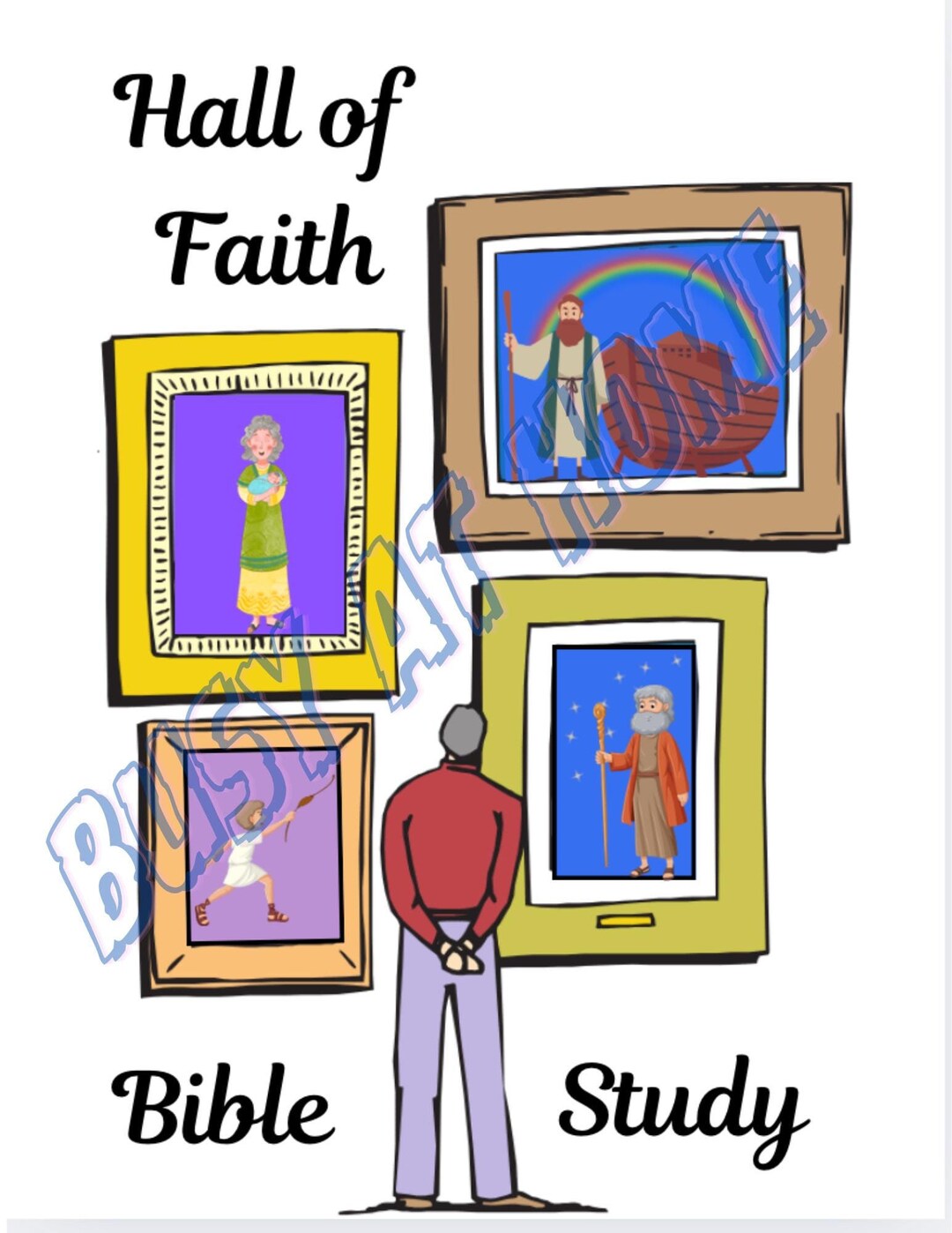 Hall of Faith Hebrews 11 Children's Bible Study Pages - Etsy