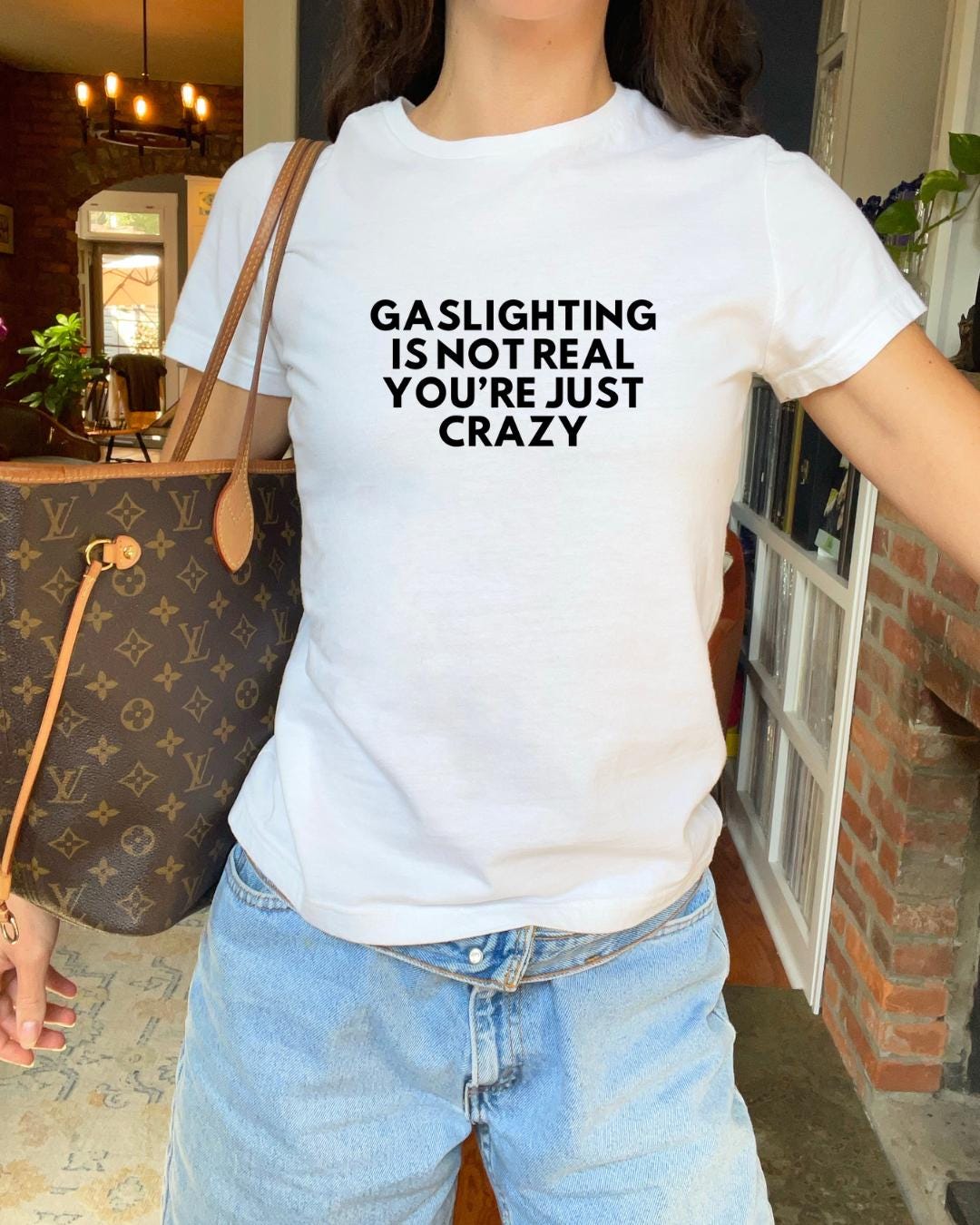 Gaslighting Isnt Real Youre Just Crazy Shirt, Funny Meme T-shirt ...