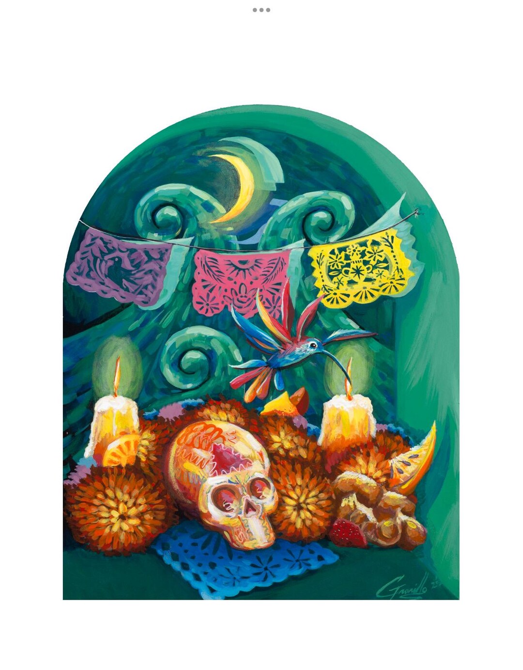 Nicho Day of the Dead Altar 11x14 Print - Etsy