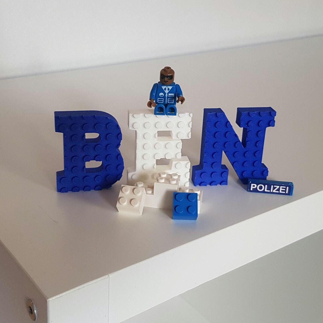 Letters Lettering Name Lego Inspired, Children's Room Decoration ...