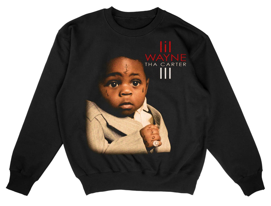 Lil Wayne Graphic Sweatshirt – Rare Tha Carter 3 Hip Hop Rap Shirt ...