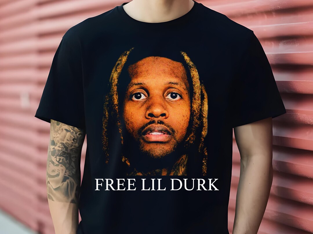 Lil Durk Mugshot Graphic Tee: Rare Vintage Hip Hop Streetwear - Etsy