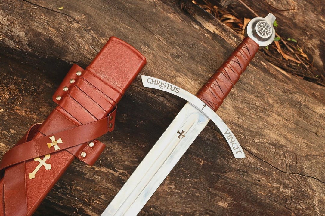 Handmade Knights Templar Sword Replica: the Accolade Faithkeeper - Etsy