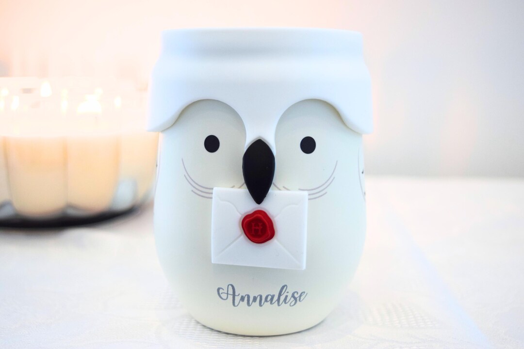 Personalized Harry Potter Hedwig Stemless Corkcicle Tumbler - Perfect ...