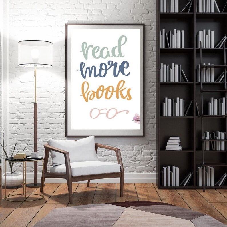 25 Vibrant Reading Posters for Classroom, Office, Room and Library - Etsy