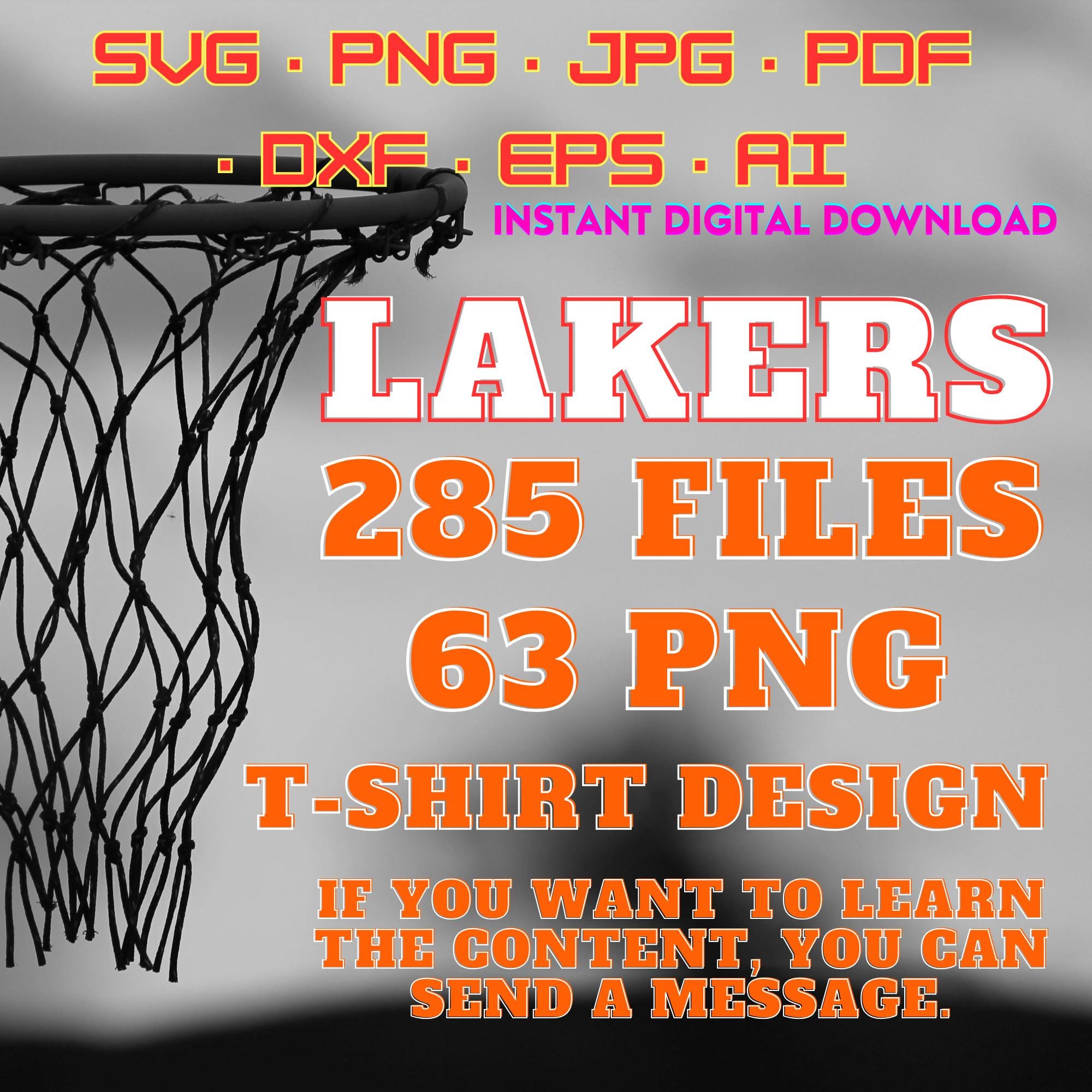 Lakers Svg, Lakers Bundle Svg, Kobe Bryant Svg, 285 Files, Mega Svg ...