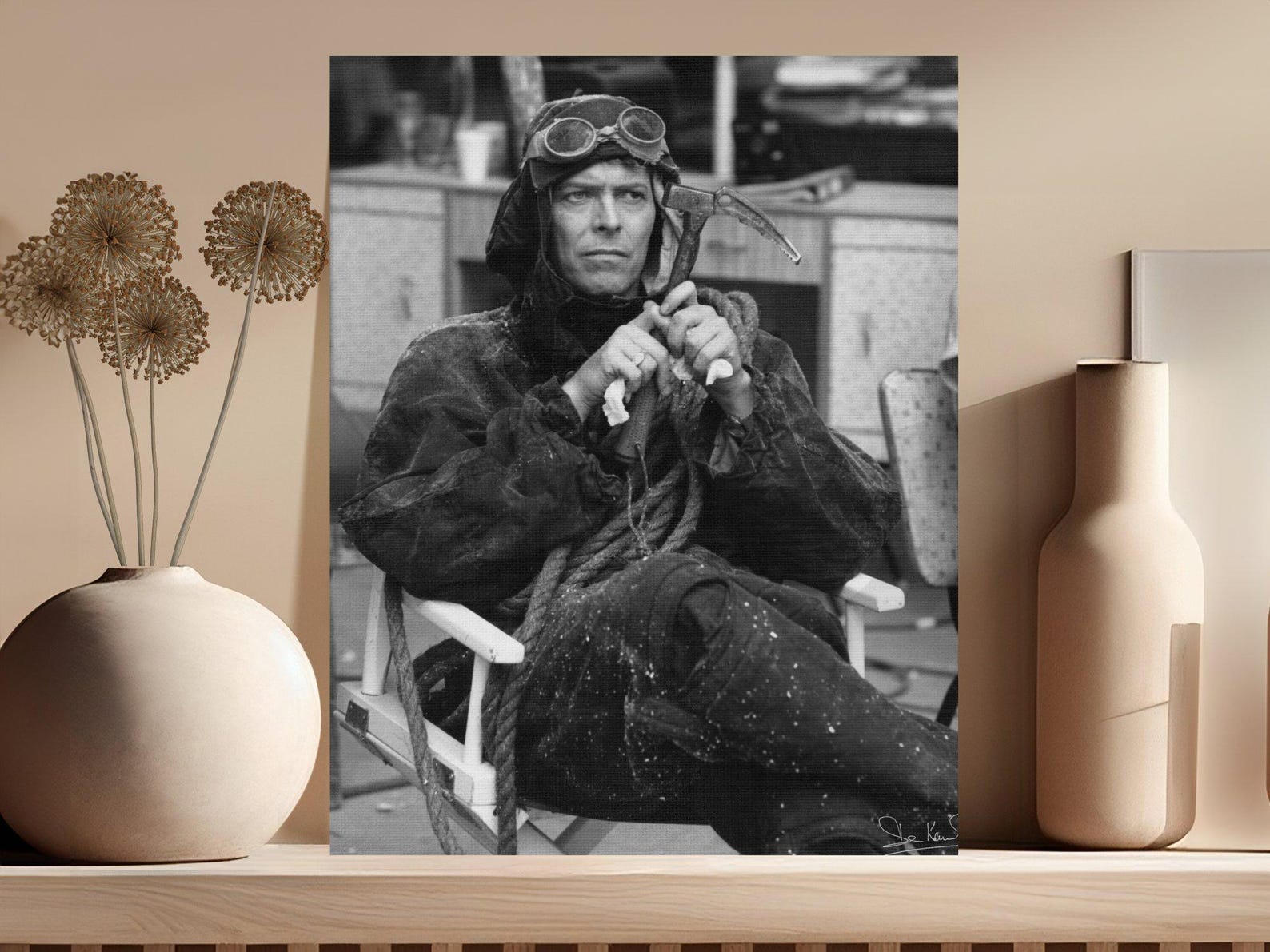 Vintage Iconic Singer Portrait, Mid Century Modern Music Decor, Retro ...