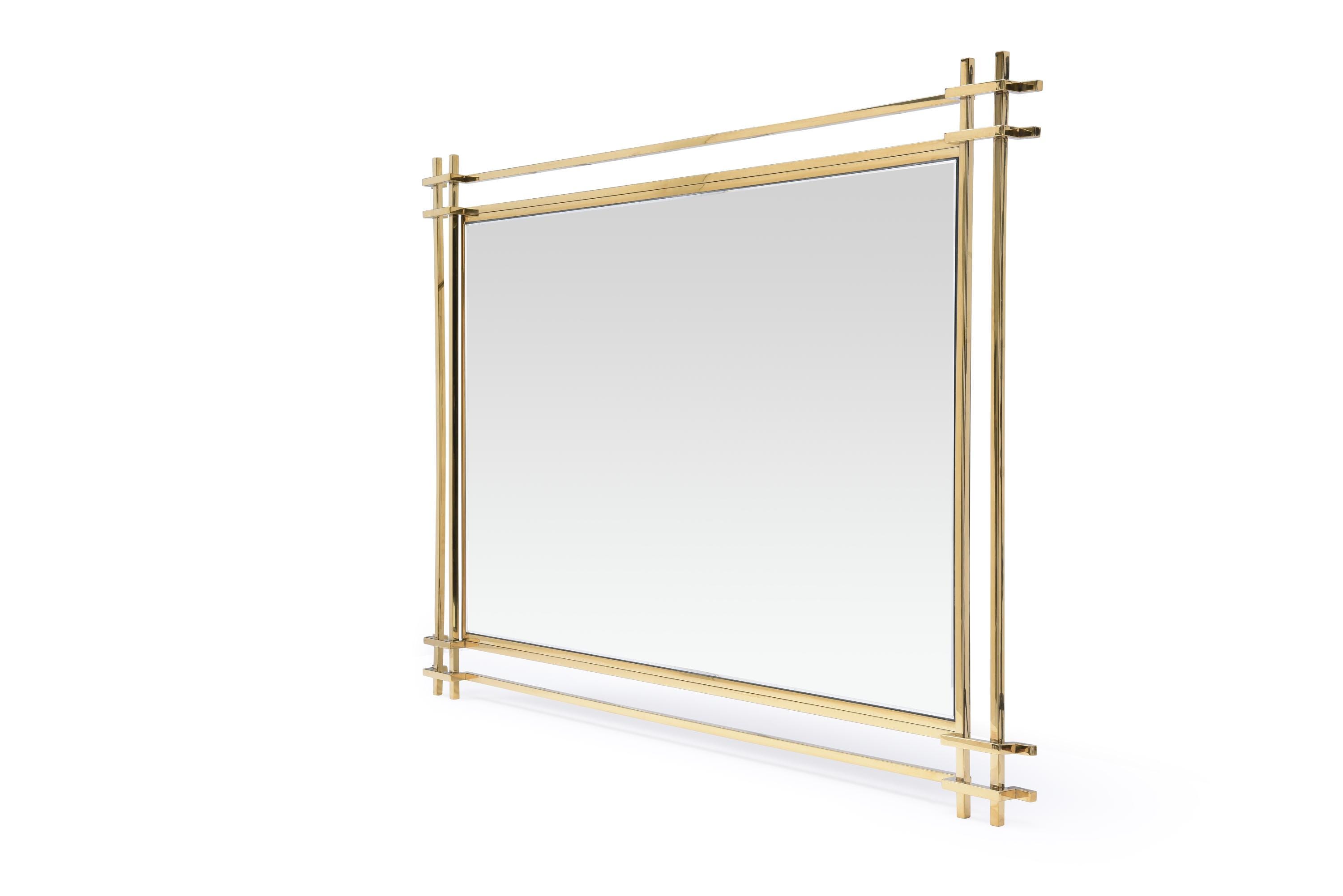 Freya Regal Grid Mirror| Living Room Mirror| Bathroom Mirror| Large ...