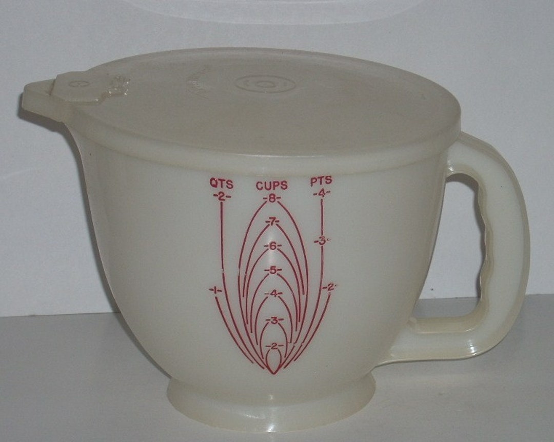 Vintage Tupperware Mix-n-stor Batter Bowl With Lid - Etsy