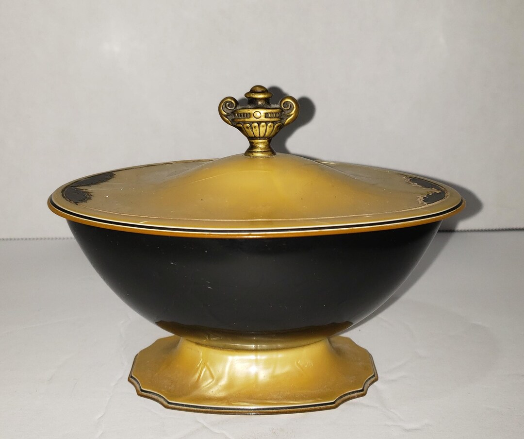 Vintage Pyralin Dupont Plastic Celluloid Vanity Jar - Etsy