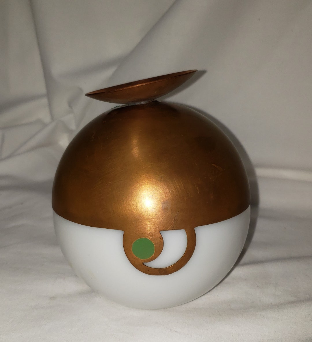 Revere Coquette Art Deco Lamp Globe Copper and Glass Norman Bel Geddes ...