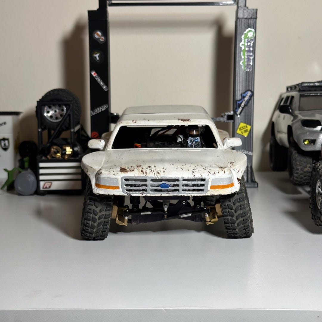 Same Scale RC TTB for SCX24 Twin I-beam Conversion Kit 2WD Pre-runner ...