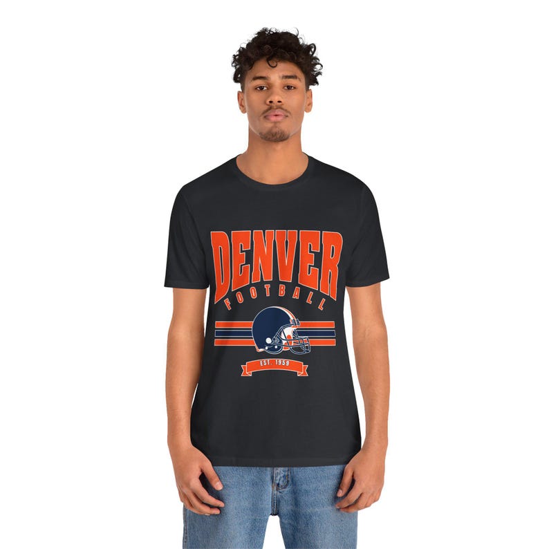 Vintage Denver Football Shirt, Retro Denver Football Shirt, Denver ...