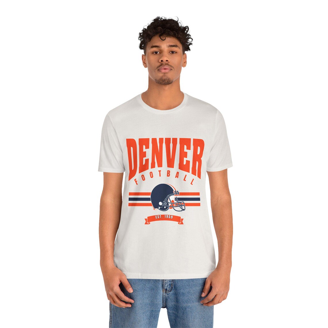 Vintage Denver Football Shirt, Retro Denver Football Shirt, Denver ...