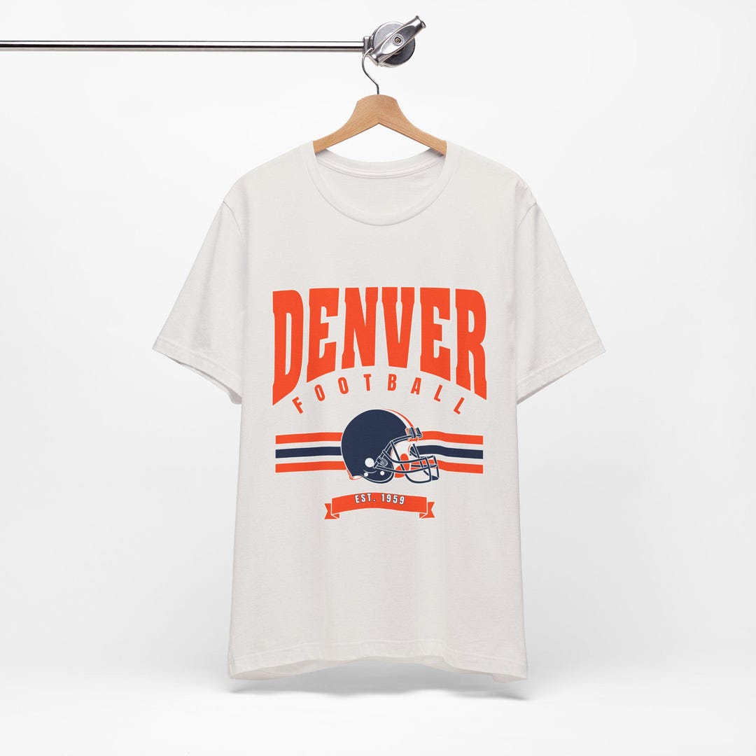 Vintage Denver Football Shirt, Retro Denver Football Shirt, Denver ...